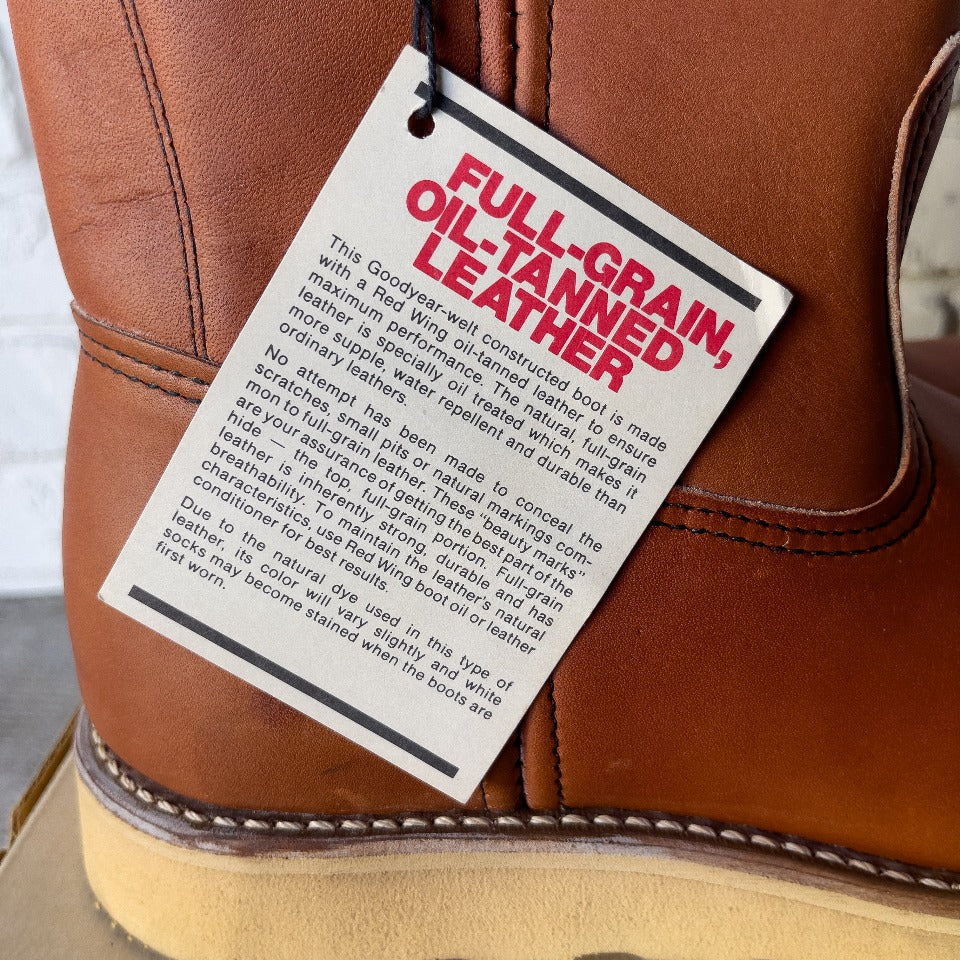 RED WING 866-1 PECOS BOOTS NOS 1980'S DEAD STOCK – WANDERER